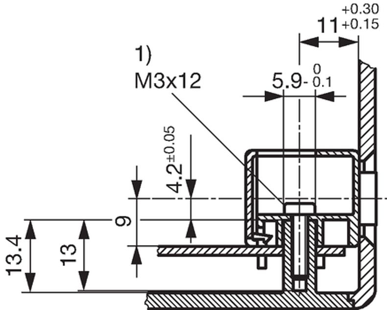 CMF1 - IEC Appliance Inlet C8 with Line Switch 1-pole