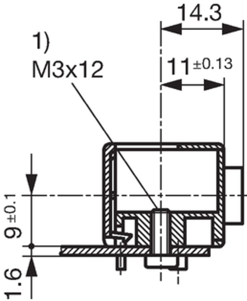 CMF3 - IEC Appliance Inlet C6 with Line Switch 1-pole