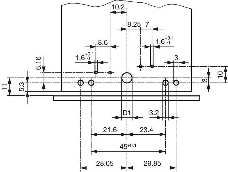 CMF1 - IEC Appliance Inlet C8 with Line Switch 1-pole